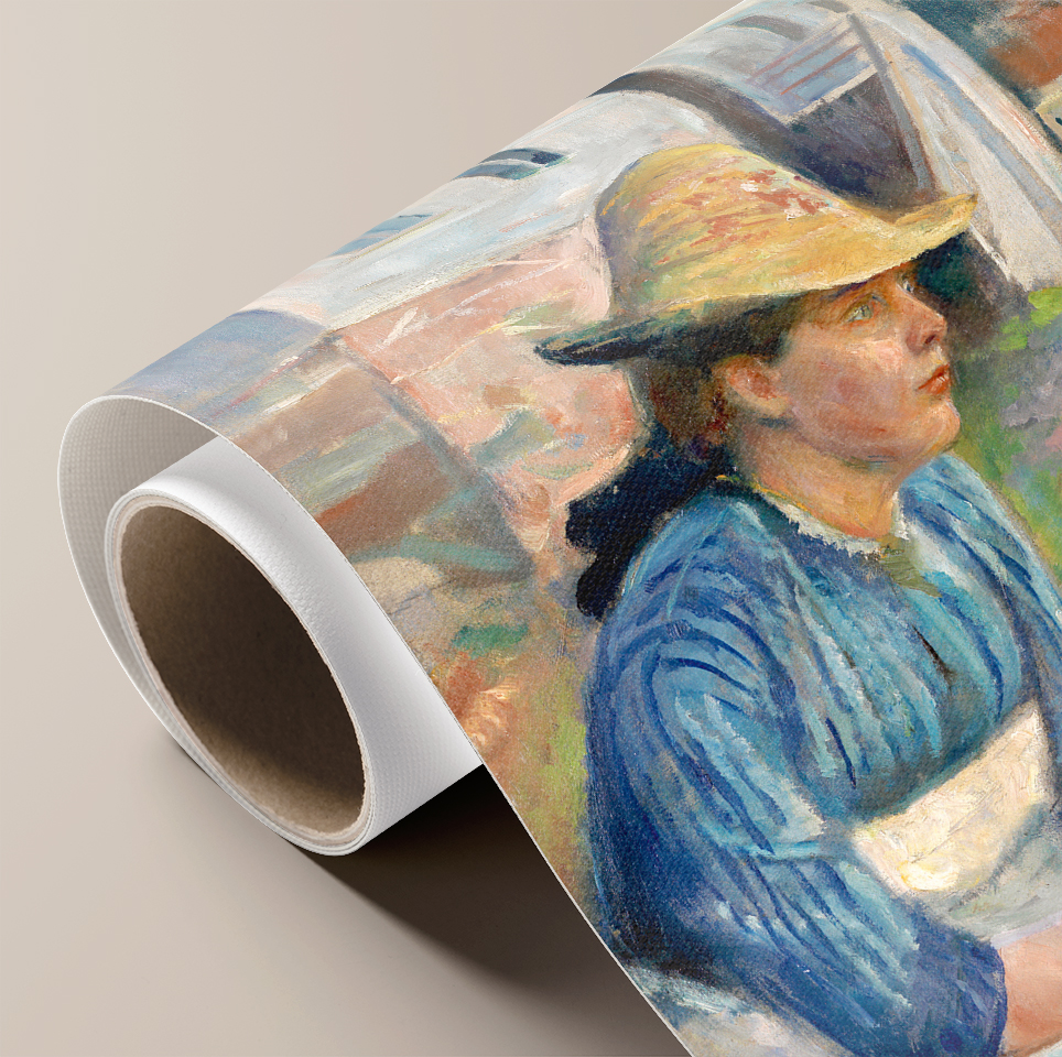 Aften (Evening Hour With The Artist's Sister Laura) (The Yellow Hat ...