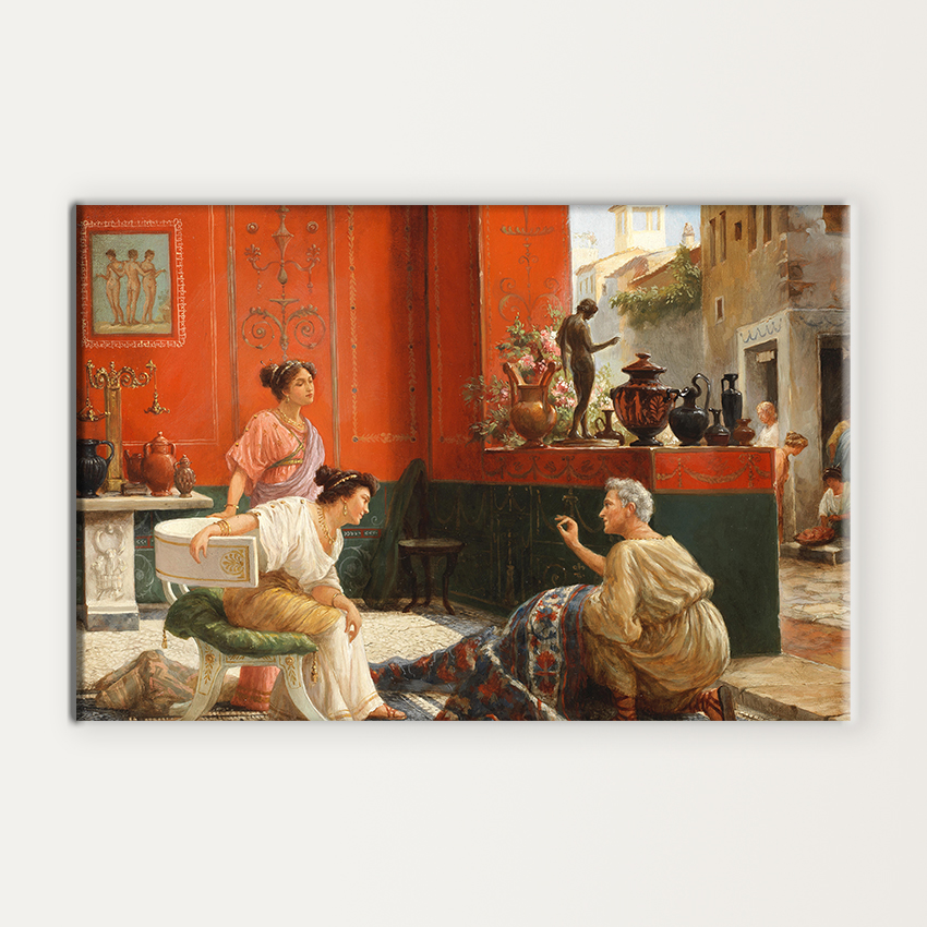 The carpet merchant - By ETTORE FORTI (Italian, 1850-1940) | MUR Gallery