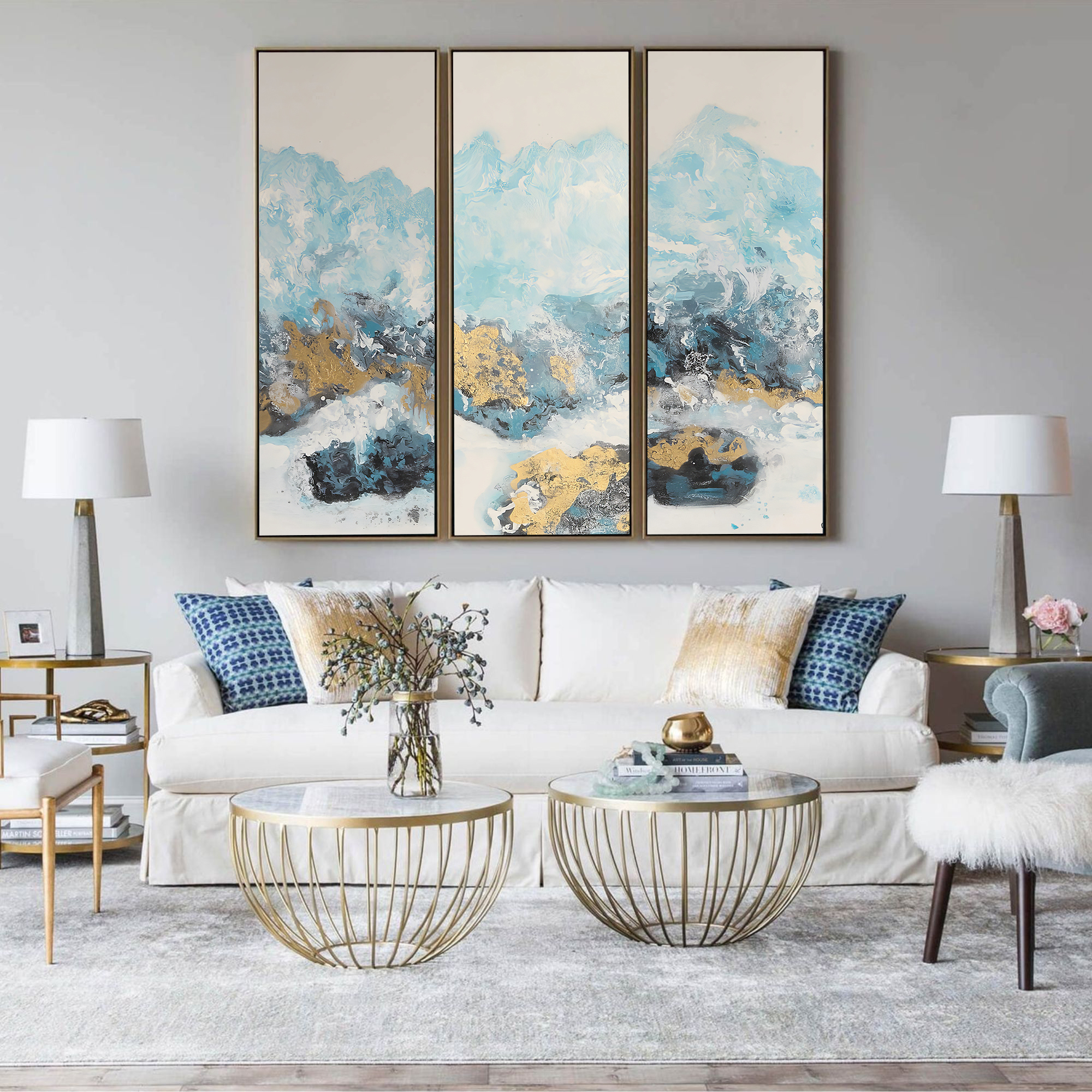 Abstract - Set Of 3 Wall Art NO.061 | MUR Gallery